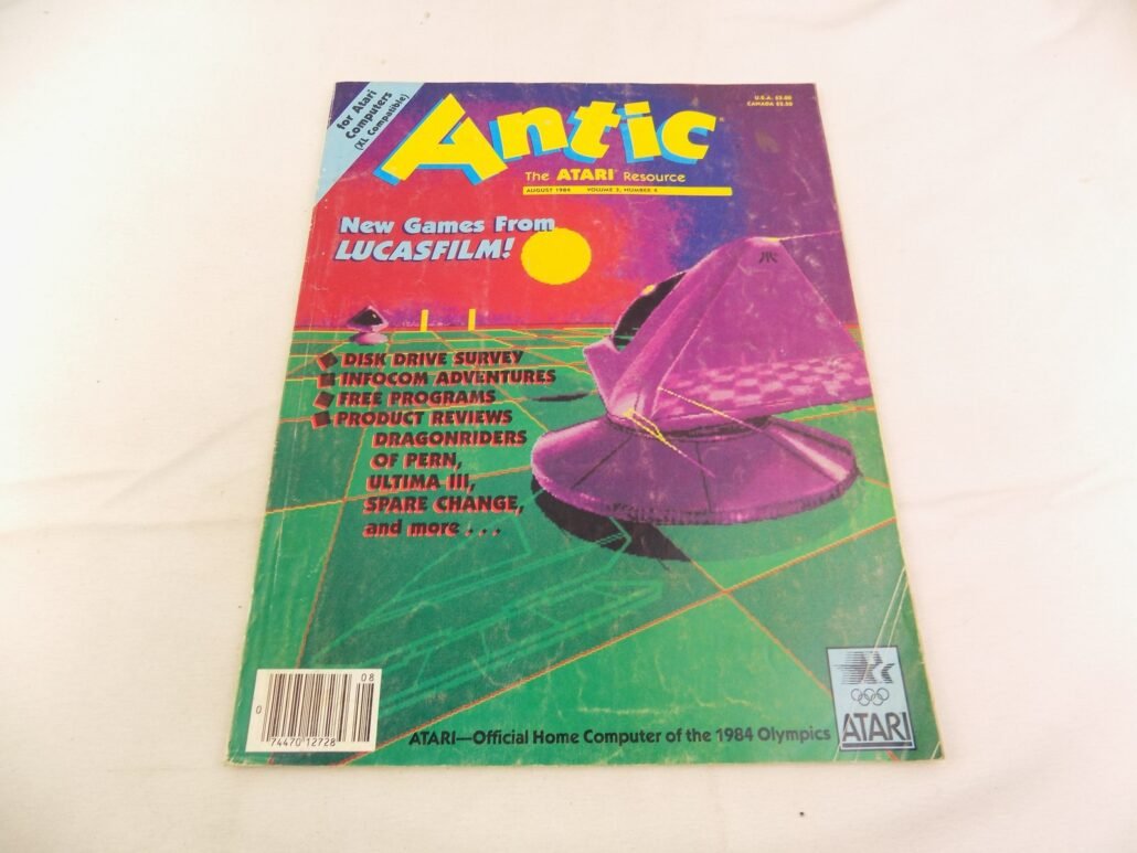 Antic The Atari Resource August 1984 Volume 3 Number 4 Magazine - Starboard Games