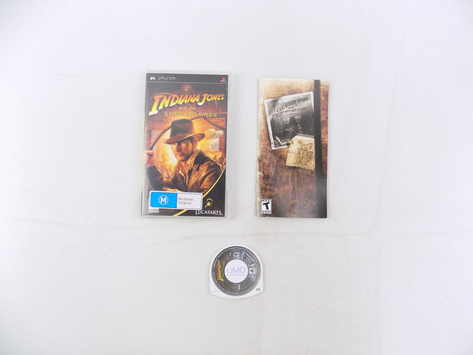 Playstation Portable PSP Indiana Jones and the Staff Of Kings - Inc ...