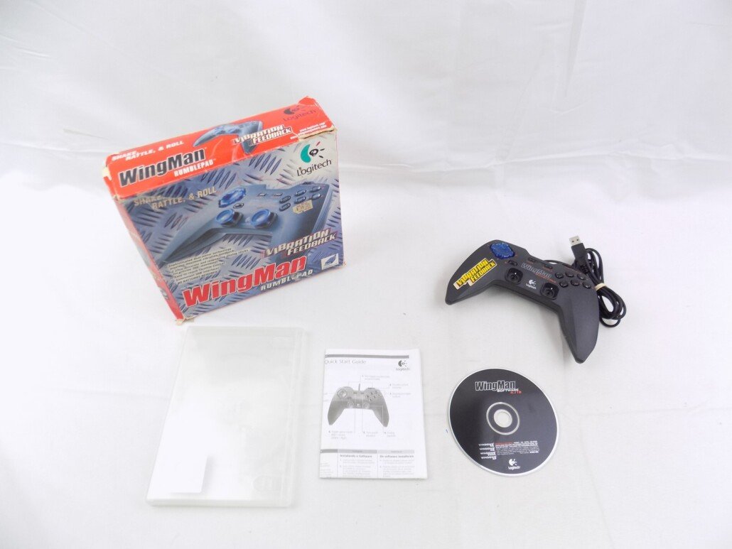 Boxed PC USB Logitech Wingman Controller Rumble Pad /2 - Starboard Games