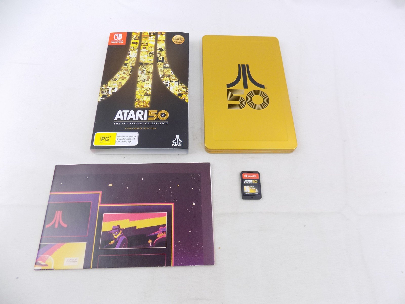 Nintendo Switch Atari 50 The Anniversary Celebration Steelbook Edition ...