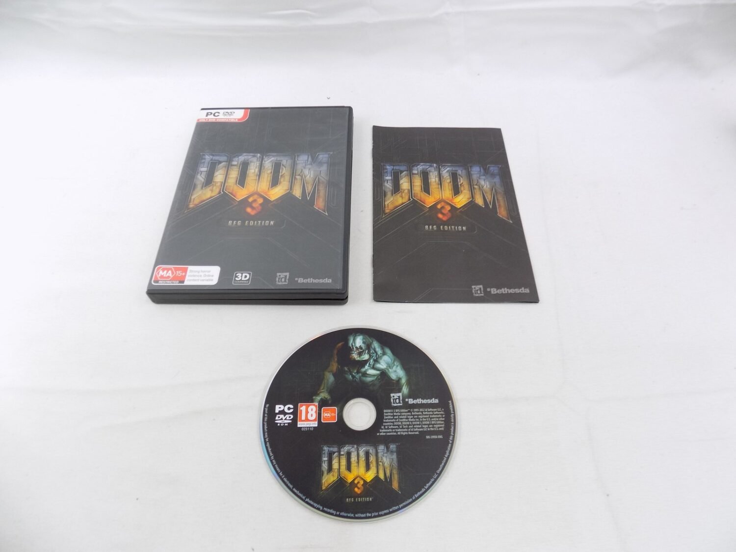 Mint Disc PC Doom 3 BFG Edition - Starboard Games