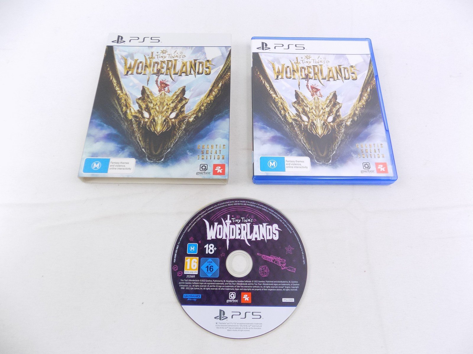 Mint Disc Playstation 5 Ps5 Tiny Tina's Wonderlands Chaotic Great ...