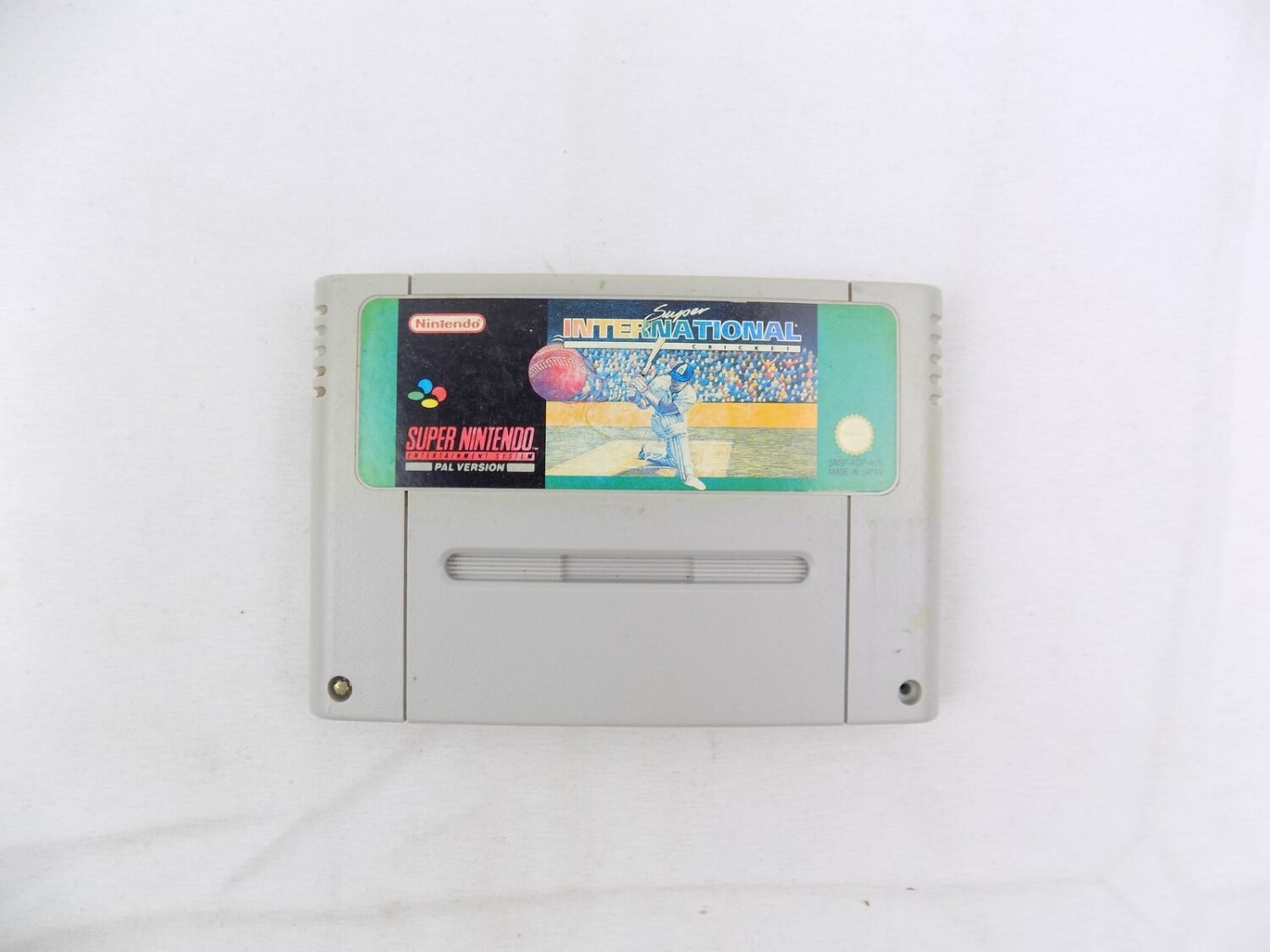 Nintendo Super Nintendo Super International Cricket - PAL - Grade B ...
