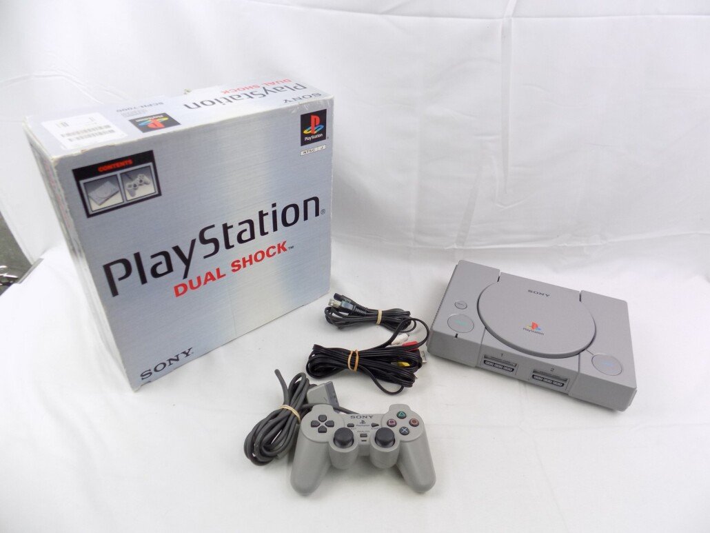 Boxed Original Sony Playstation 1 PSOne NTSC-J JPN Console with Dual ...
