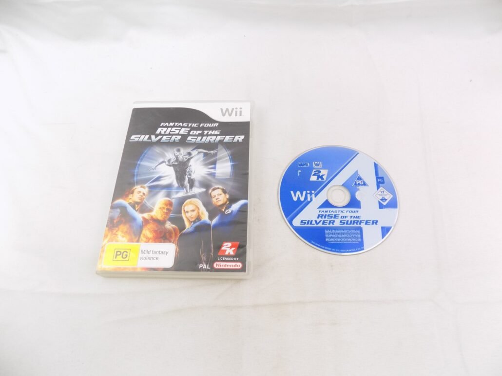 Mint Disc Nintendo Wii Fantastic Four Rise of the Silver Surfer - No ...