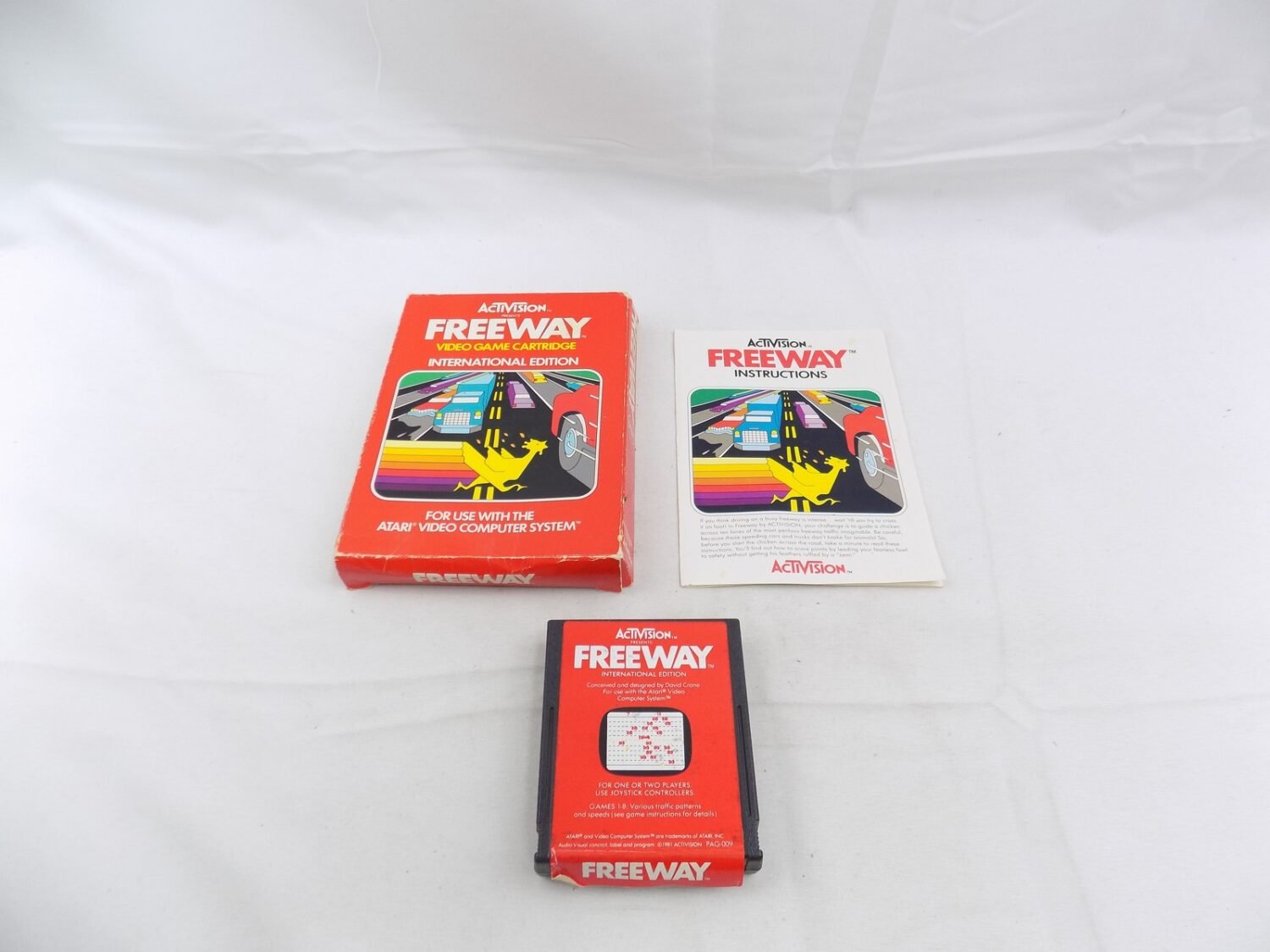 Atari 2600 Boxed Freeway Game Cartridge - Starboard Games