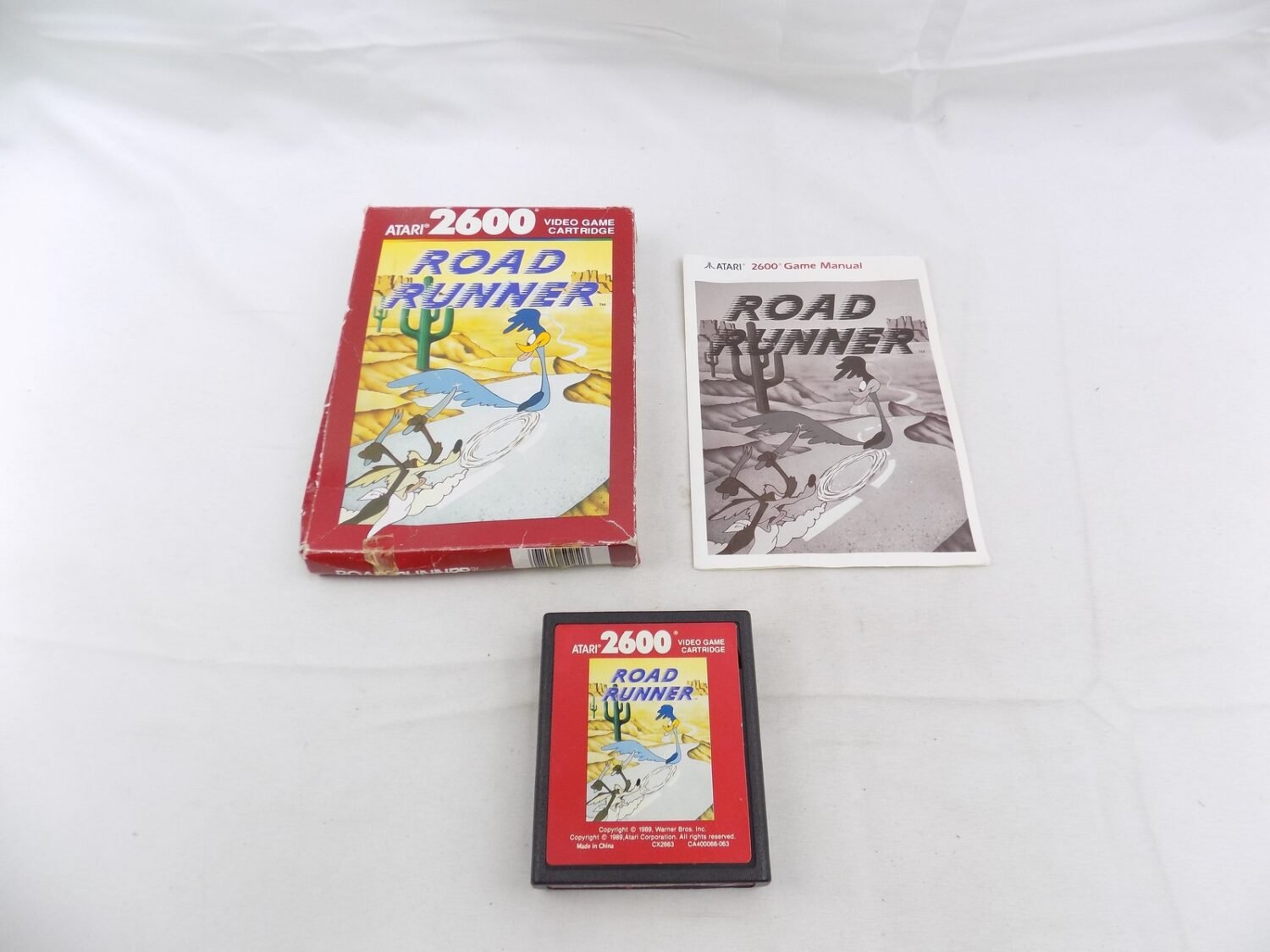 Atari 2600 Boxed Road Runner Game Cartridge - Starboard Games