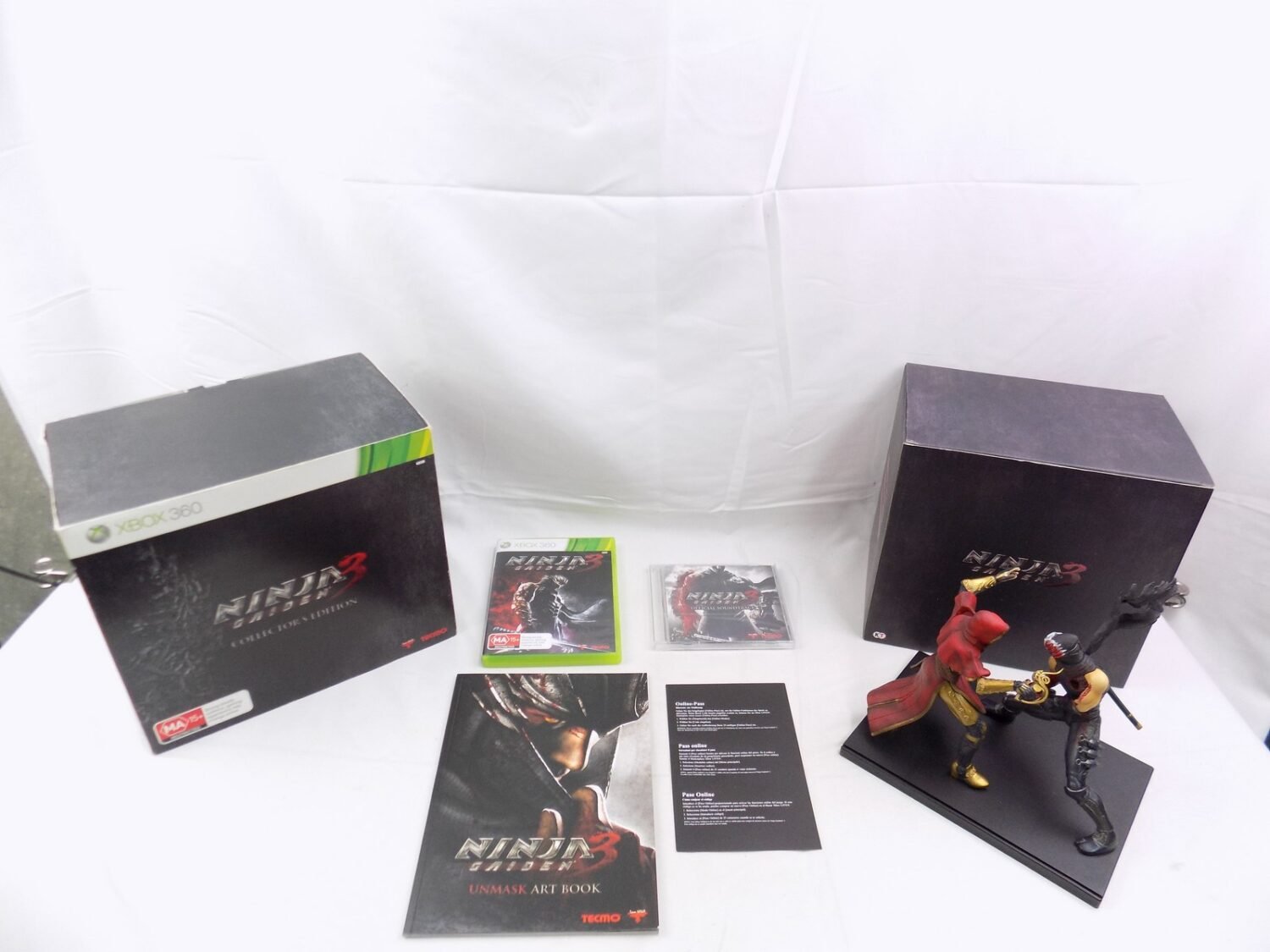 Boxed Xbox 360 Ninja Gaiden 3 Collector's Edition (Imperfect Statue ...