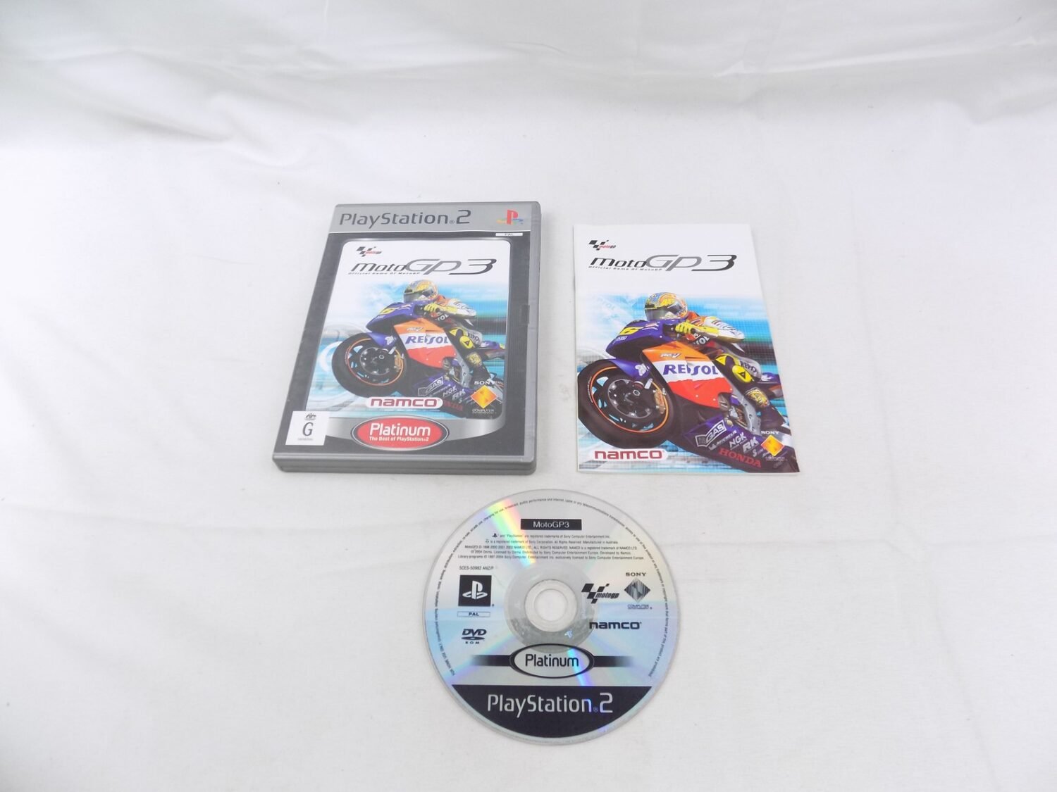 Mint Disc Playstation 2 Ps2 Platinum MotoGP 3 - Inc Manual Free Postage ...