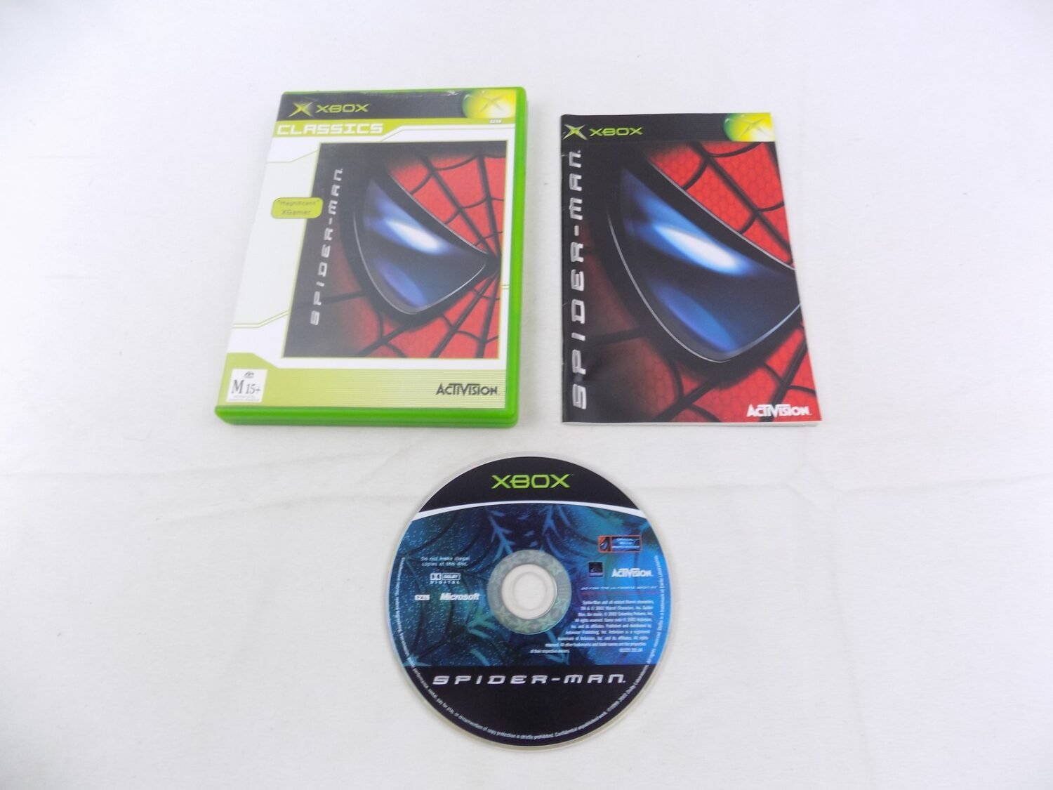 Mint Disc Xbox Original Classics Spider-Man - Inc Manual - Starboard Games