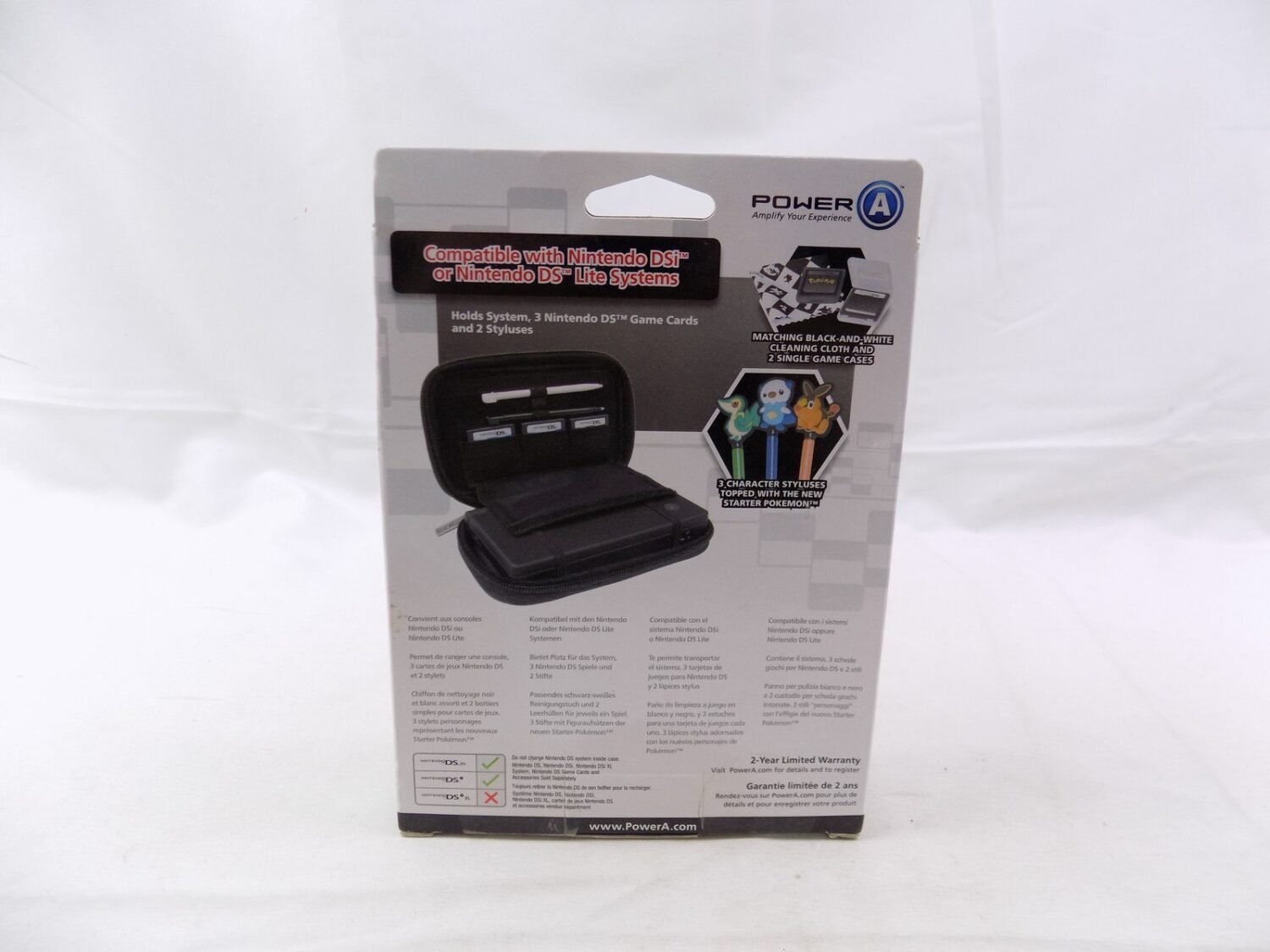 Brand New Nintendo DS Pokemon Character Case Kit - Starboard Games