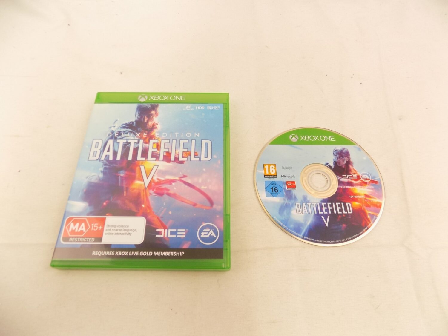 Mint Disc Xbox One Battlefield V Deluxe Edition - Starboard Games