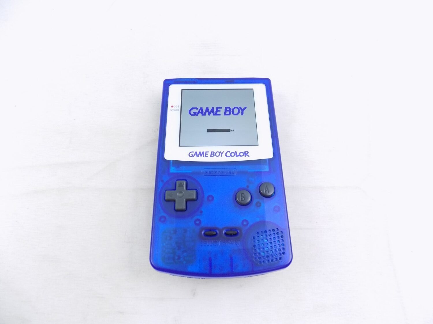 Like New Gameboy Color Game Boy Color Skeleton Blue IPS Screen Mod ...