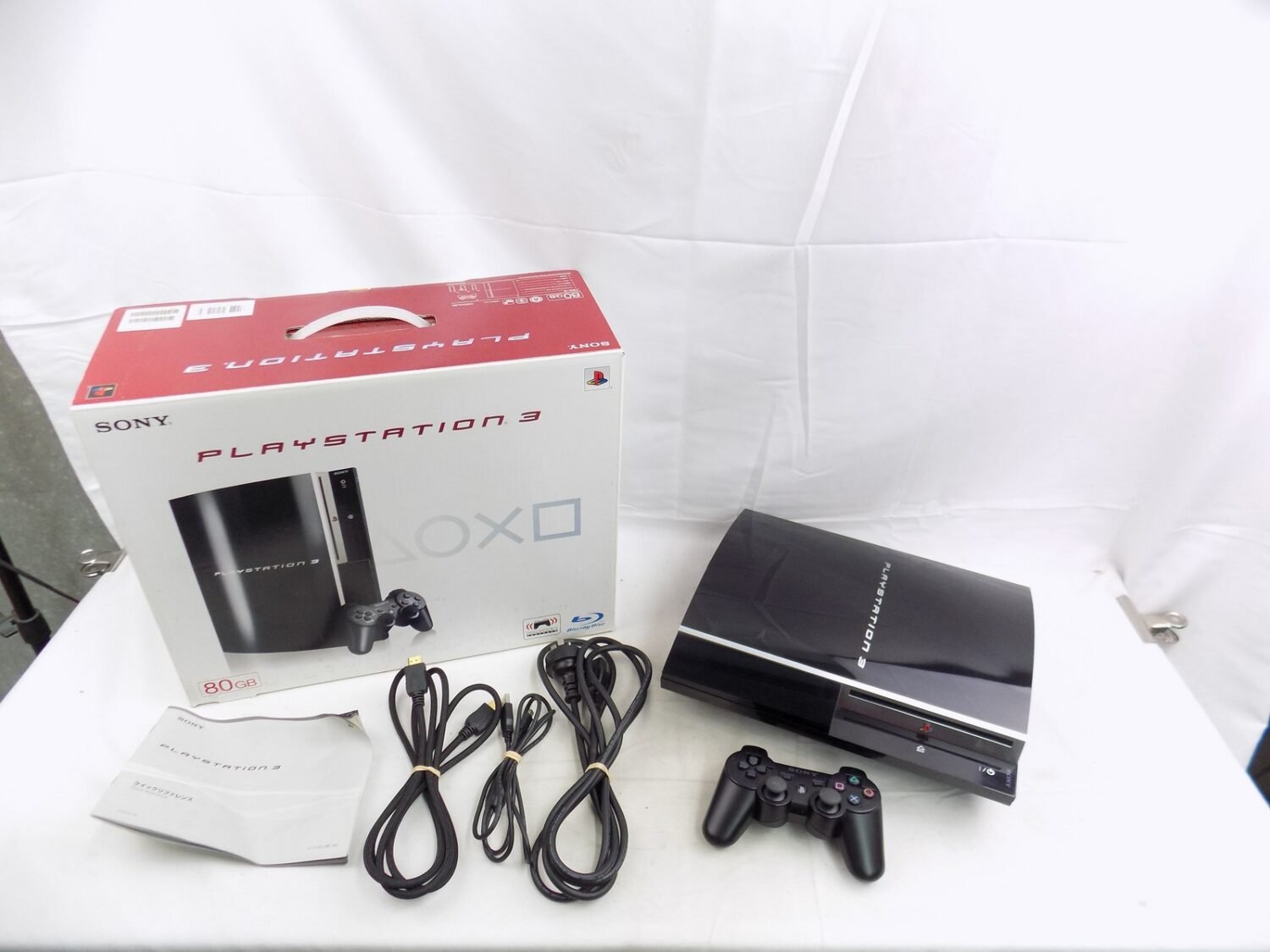 Boxed Sony Playstation 3 PS3 Fat 80GB Console Bundle NTSC-J - Starboard ...