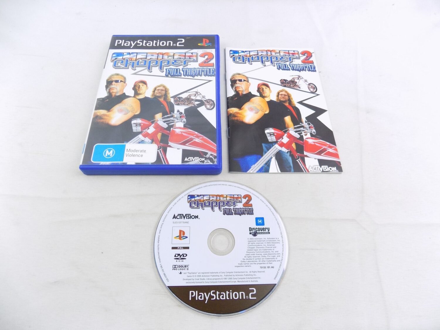 Mint Disc Playstation 2 Ps2 American Chopper 2 Full Throttle - Inc ...