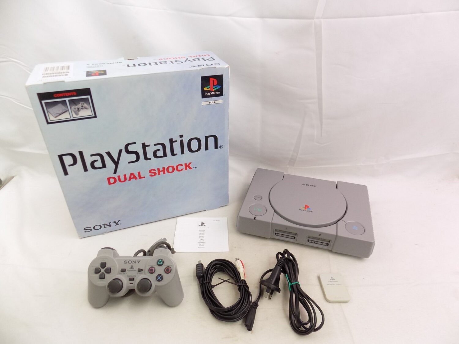 Boxed Original Sony Playstation 1 PSOne Console with Dualshock ...